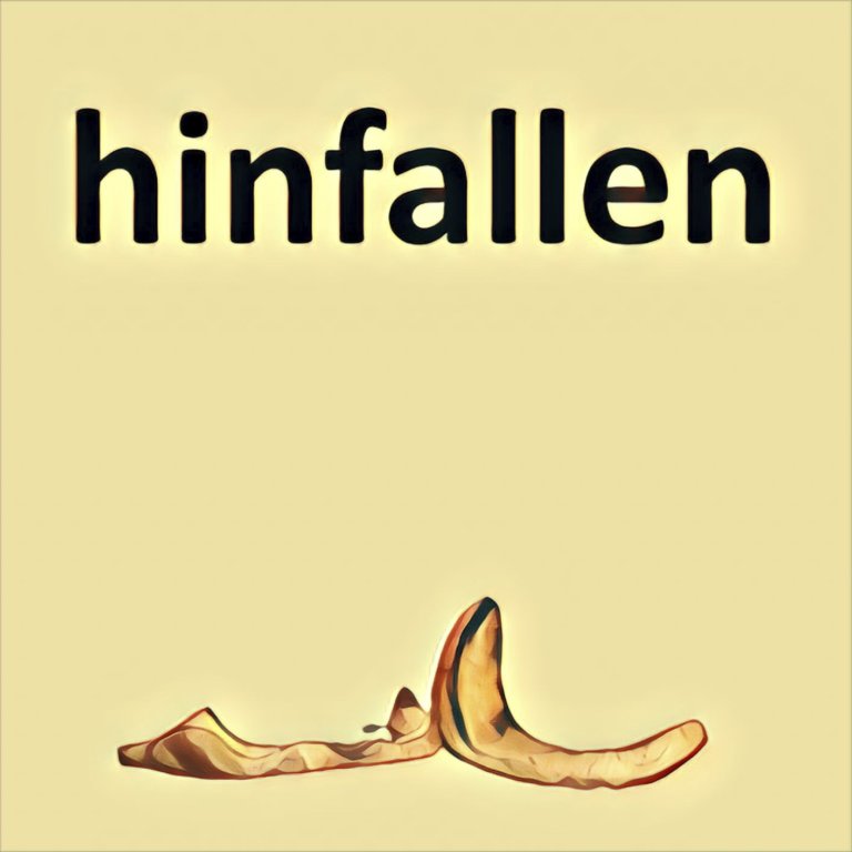 hinfallen - Traum-Deutung