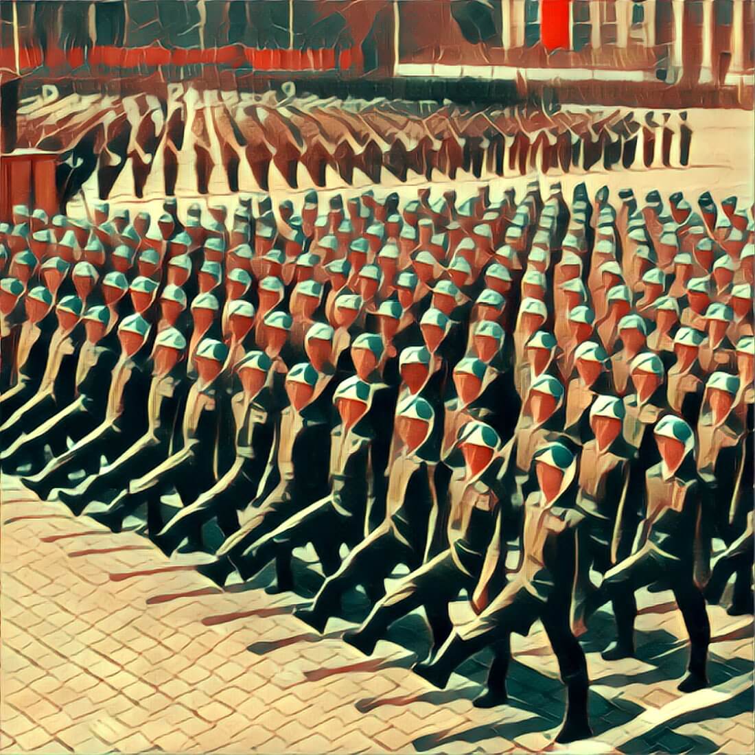 marschieren - Traum-Deutung